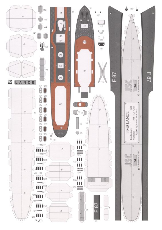 papercraft-database: [JSC 034] - Cossack, Lance